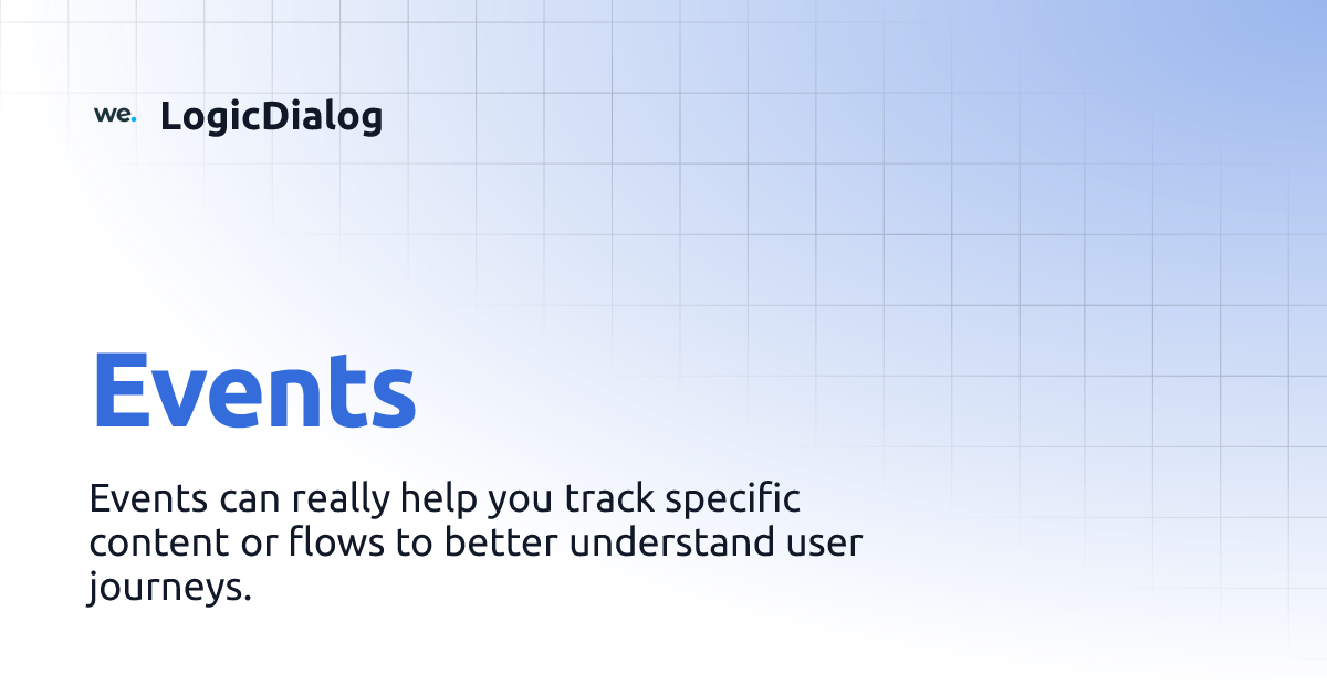 Events | LogicDialog